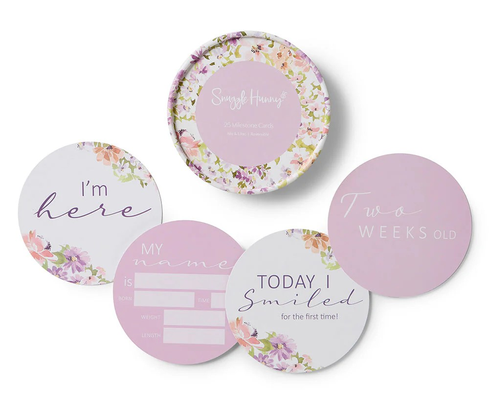 Milestone Cards - Reversible for Baby Milestones | Boxes Bouquets ...